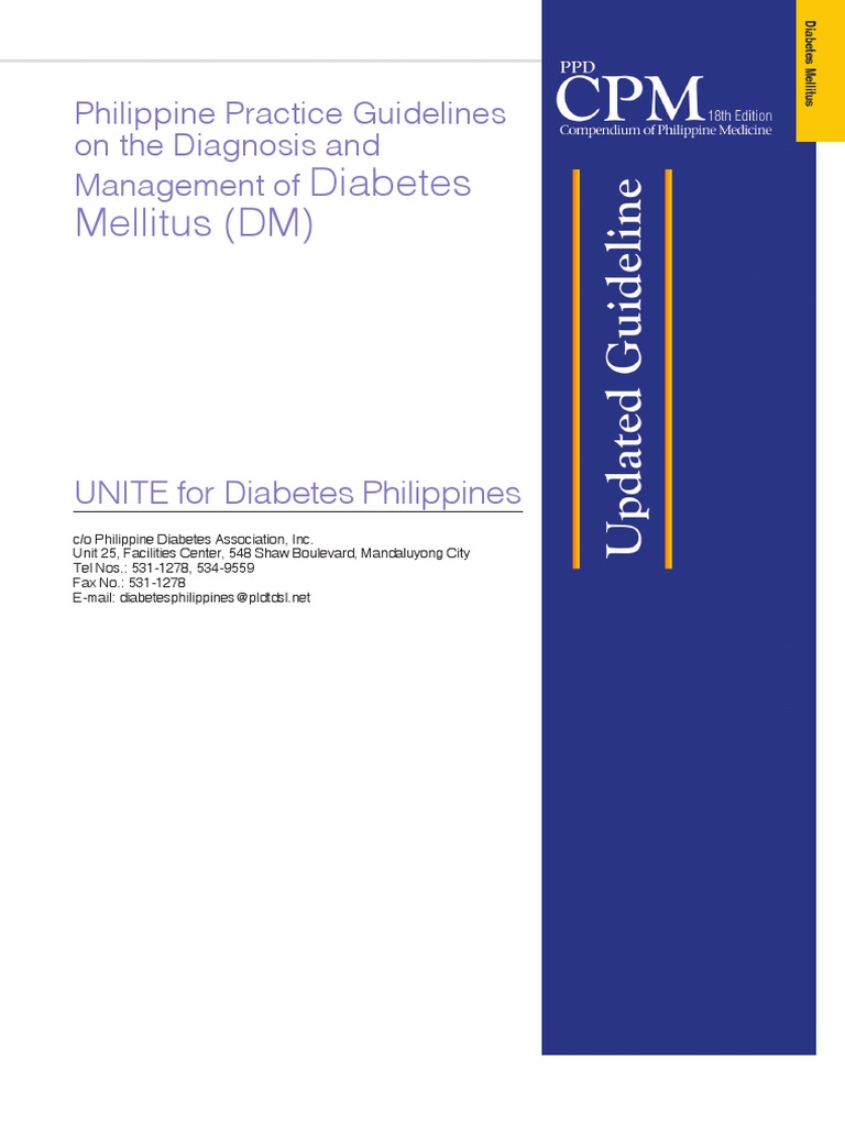 2013 Philippine Practice Guidelines On The Diagnosis and Management of ...