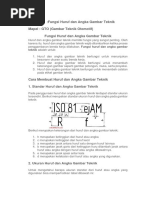 Contoh Etiket Gambar Teknik A3 | PDF | Komputer