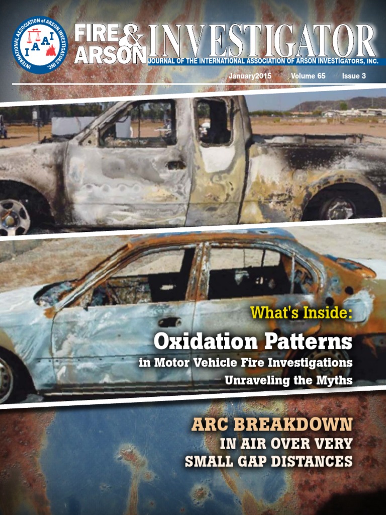 Oxidation Pattern in MV Fire and Arc Breakdown in Air | PDF