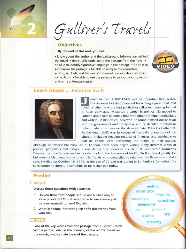 Gulliver's Travels Lesson 2 | PDF | Gulliver's Travels | Satire