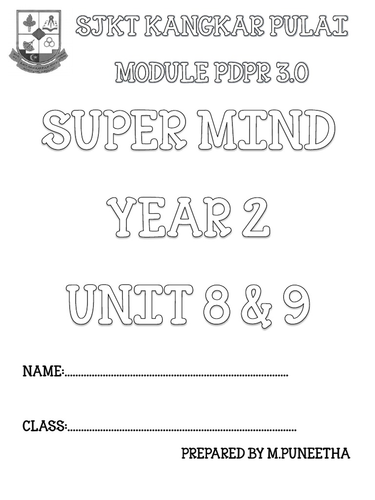 Module PDPR 3.0 Year 2 Unit 8&9 | PDF