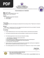 Parent Orientation Narrative Report | PDF | Teachers | Learning