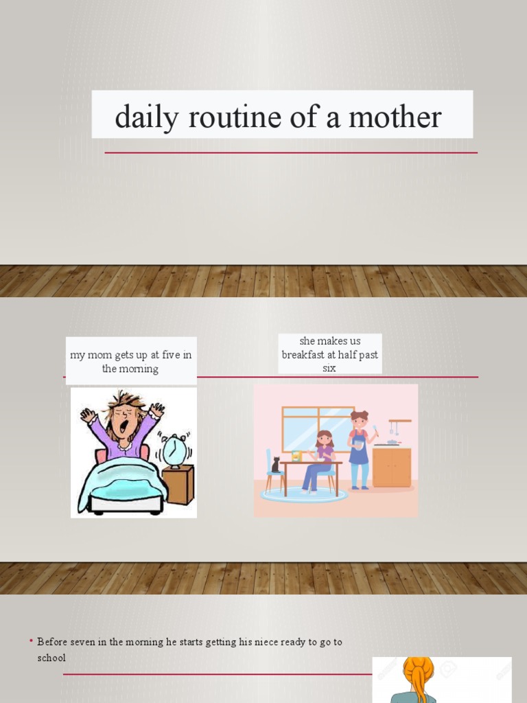 Daily Routine of A Mother | PDF