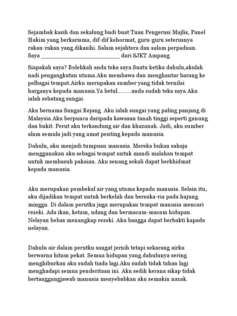 Aku Sebatang Sungai Pdf