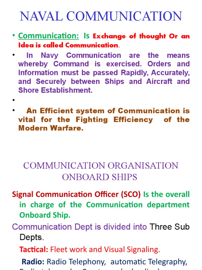 Naval Communication | PDF | Flag | Telegraphy