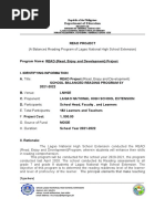 Sample Innovation Project | PDF | Phonics | Reading Comprehension