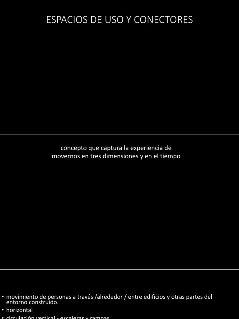 Conectores y Espacios de Uso | PDF | Diseño arquitectonico | Arquitectura