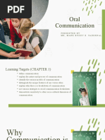 ORAL COMMUNICATION Grade 11 | PDF | Communication | Nonverbal Communication