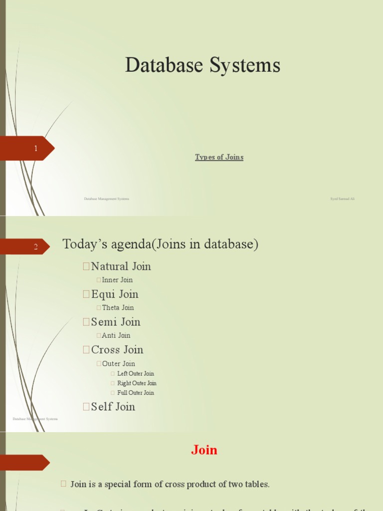 12-Joins Operation in Dbms | PDF | Data Management | Databases