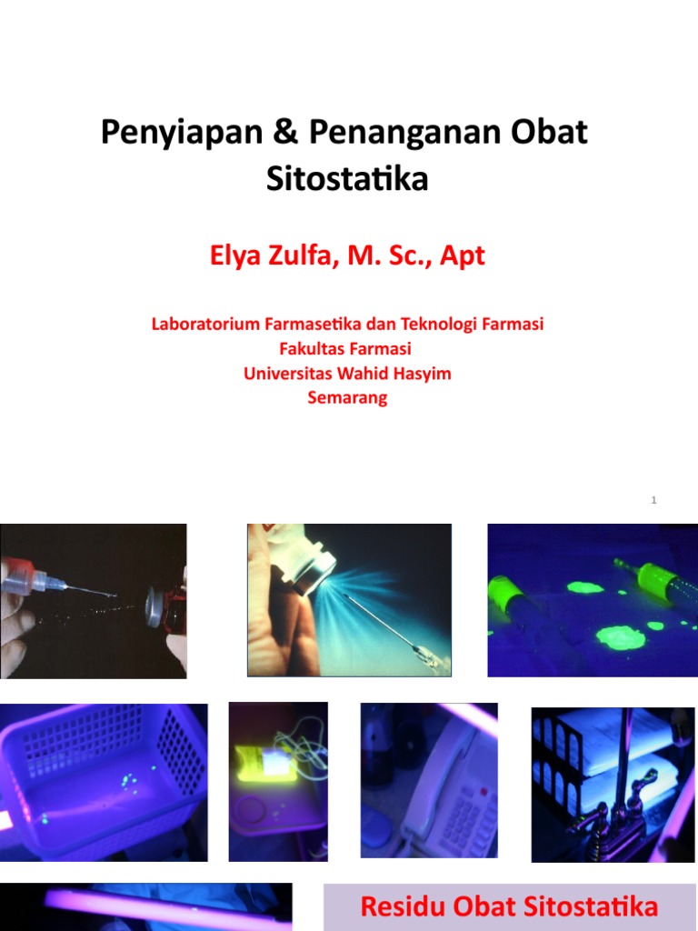Meet 4. Penyiapan Obat Sitostatika | PDF | Medicinal Chemistry ...