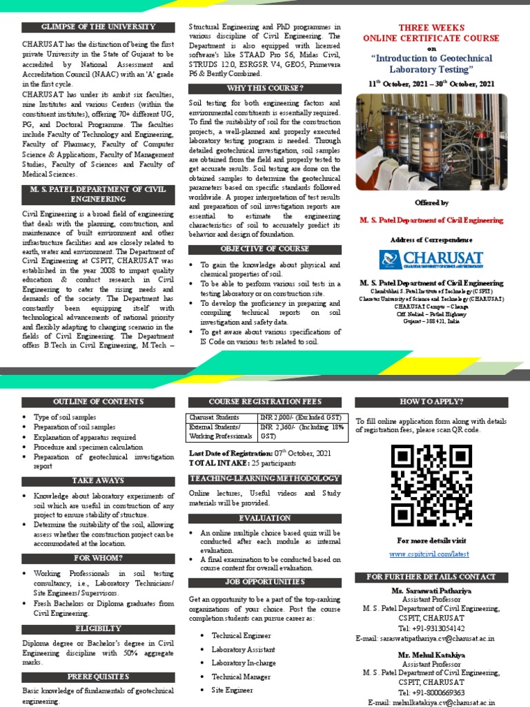 Introduction To Geotechnical Laboratory Testing | PDF | Engineering ...