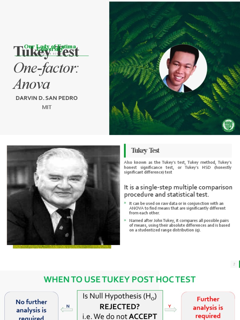 Tukey Test: One-Factor: Anova | Download Free PDF | Analysis Of ...