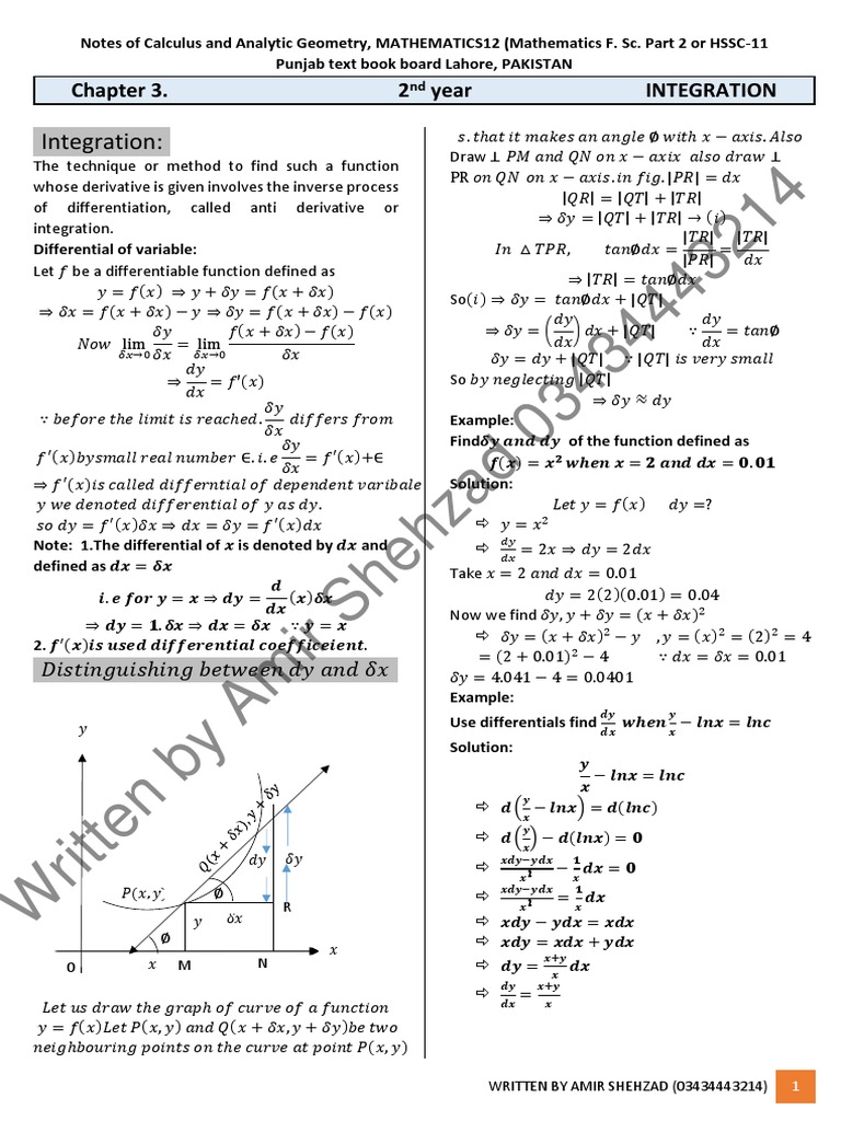 INTEGRATION TECHNIQUES | PDF | Function (Mathematics) | Integral
