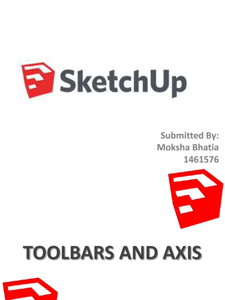SketchUp Basic Tools and Functions Guide | PDF | Camera | Rectangle