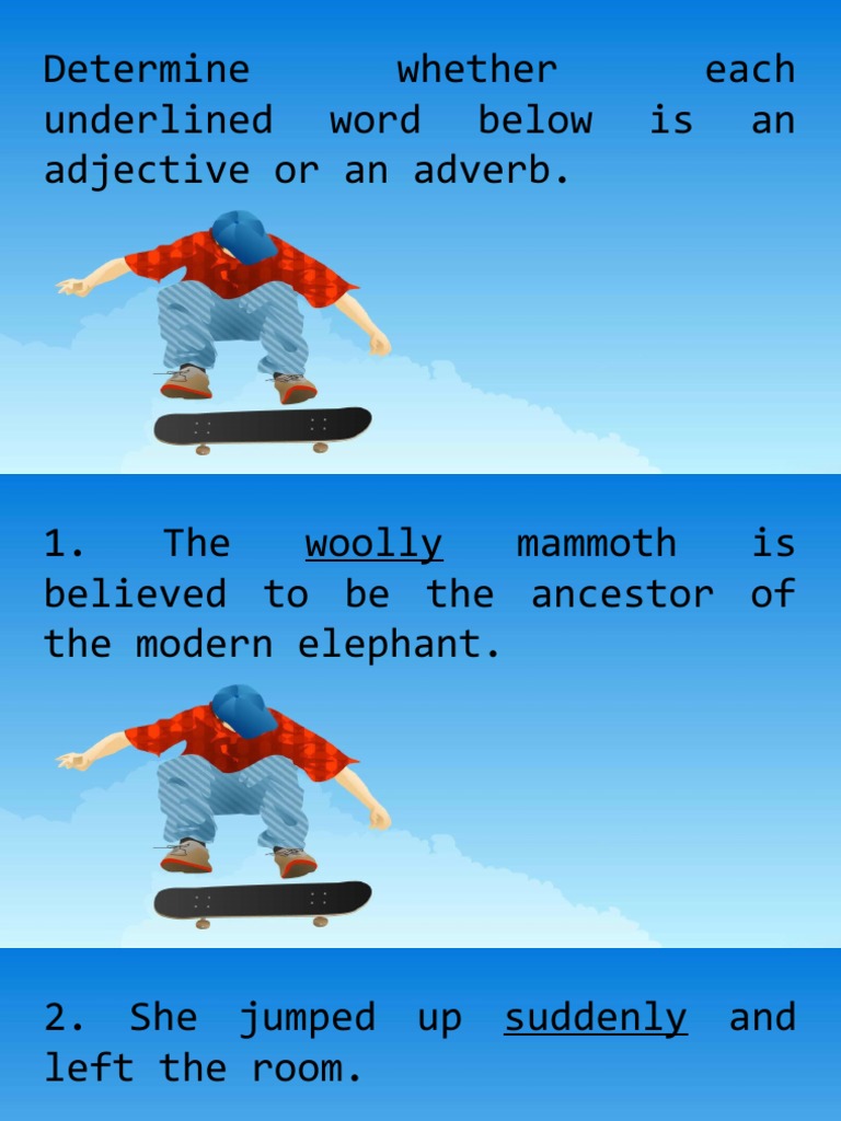 Adjective vs. Adverb Exercise | PDF