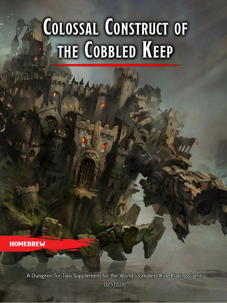 025 - 026 - Colossal Construct of The Cobbled Keep | PDF | Dungeons ...
