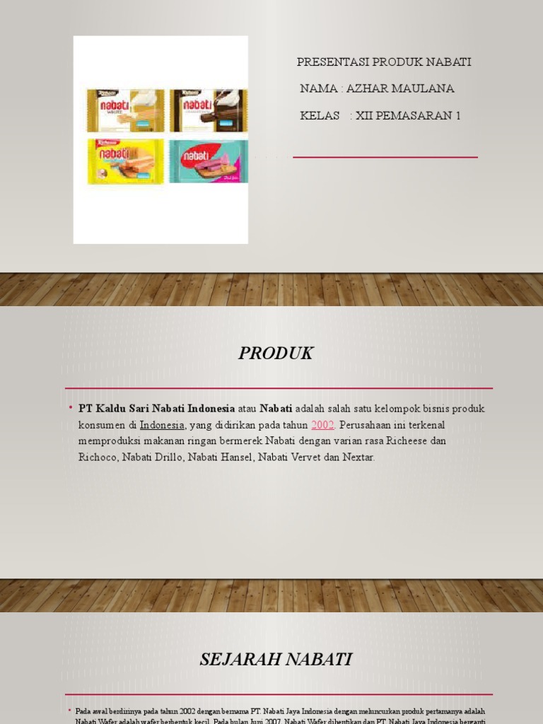 Presentasi Produk NABATI Alek 1 | PDF
