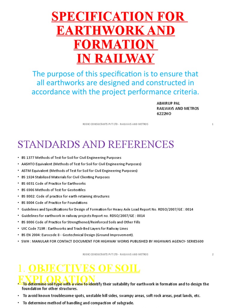 Specification For Trackwork | PDF | Deep Foundation | Track (Rail ...