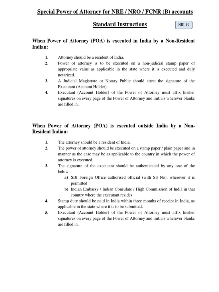 220221-POA Request Format NRI - 19 280219 | PDF | Notary Public | Power ...