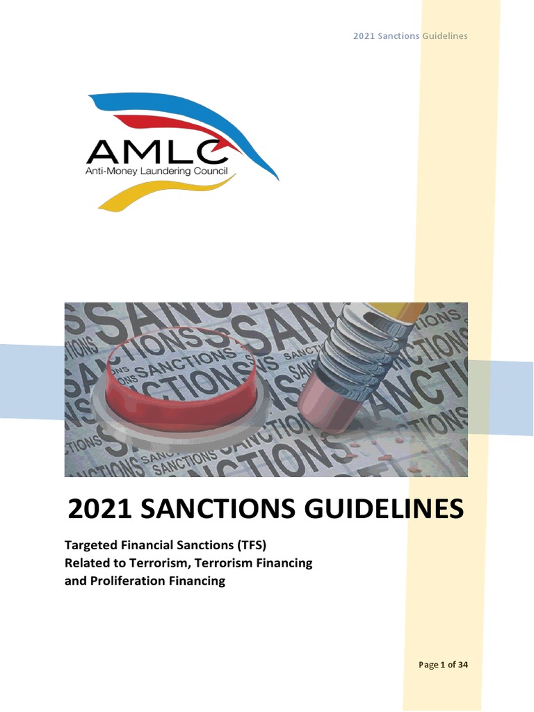 2021 Sanctions Guidelines: TFS Overview | PDF | Ownership | Terrorism ...