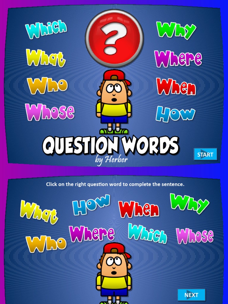 Question Words Practice Quiz | PDF