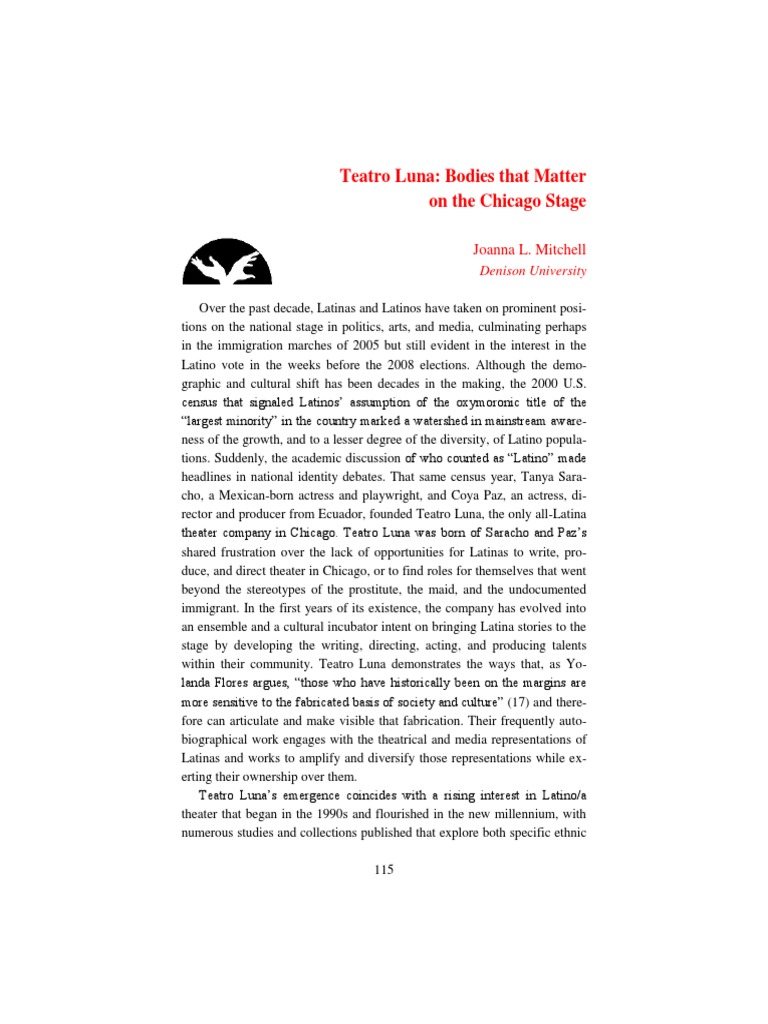 Mitchell Teatro Luna | PDF | Hispanic And Latino Americans