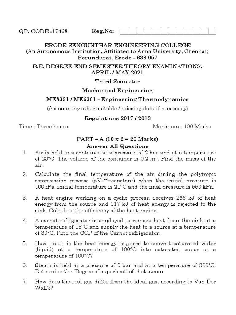 An Autonomous Institution, Affiliated To Anna University, Chennai | PDF ...
