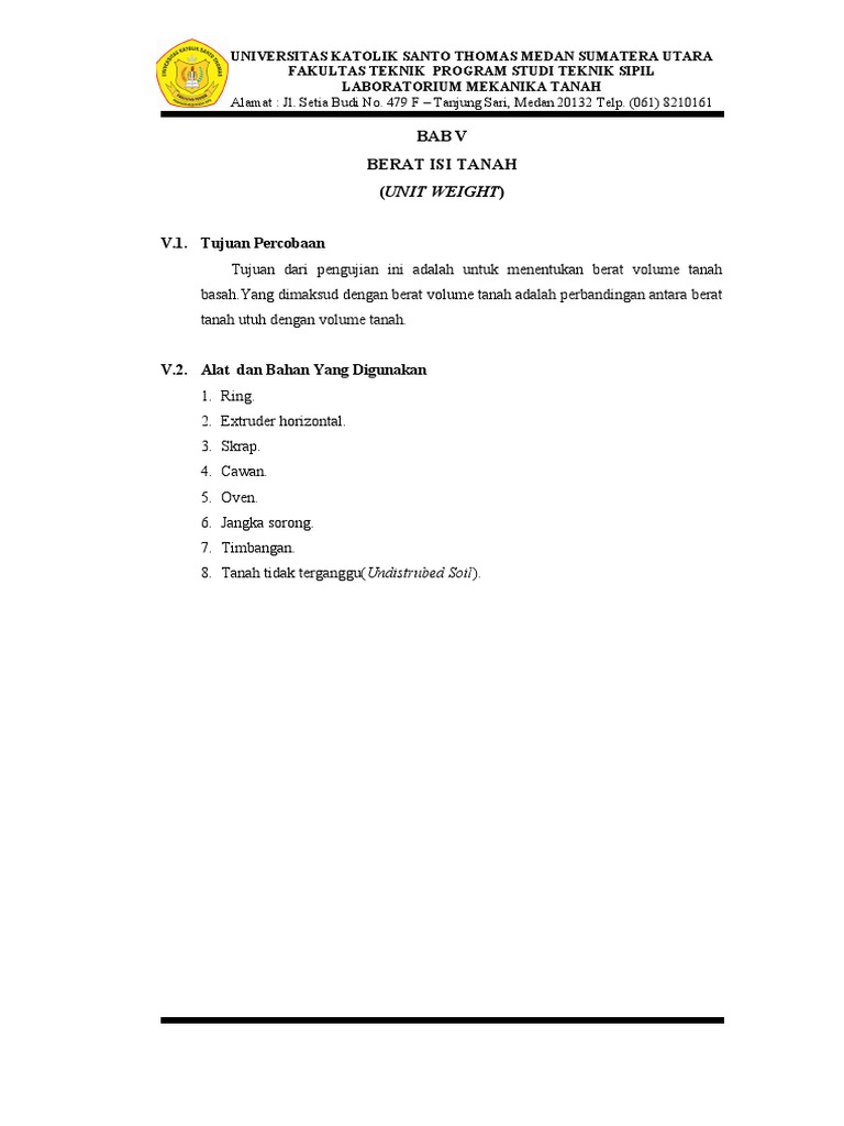 Pengujian Berat Isi Tanah | PDF