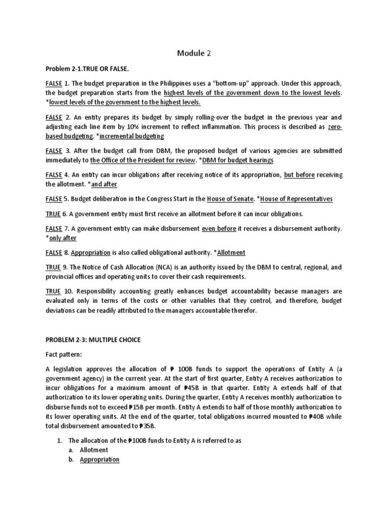 Assignment Module 2 | Download Free PDF | Budget | Government