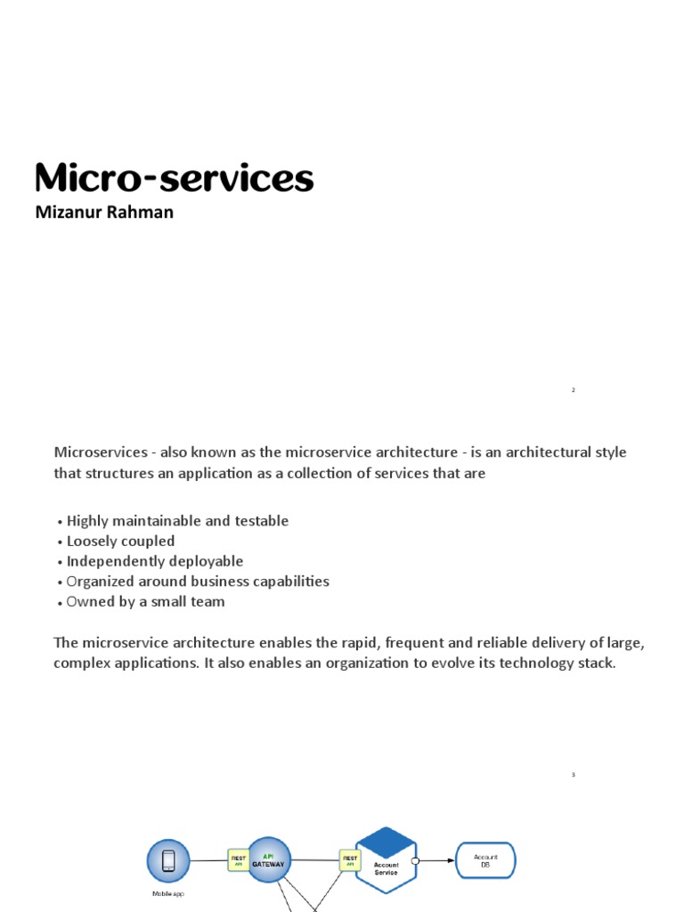 Micro Service | PDF | Databases | Software