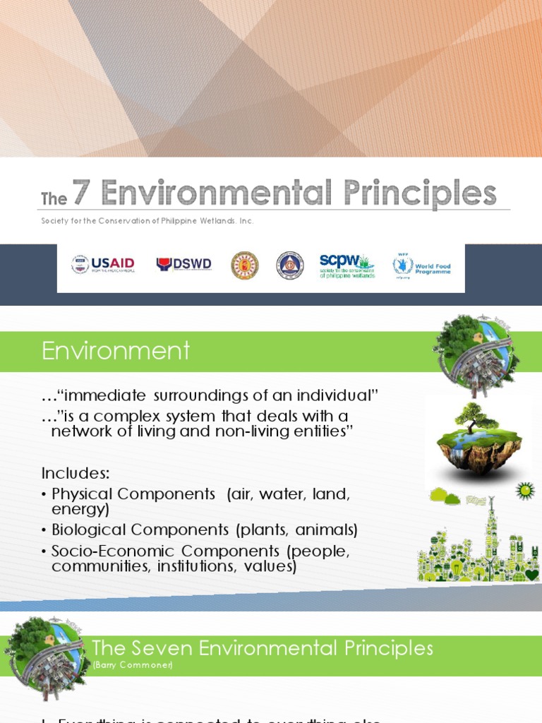 Barry Commoner's Seven Environmental Principles | PDF | Biodiversity ...