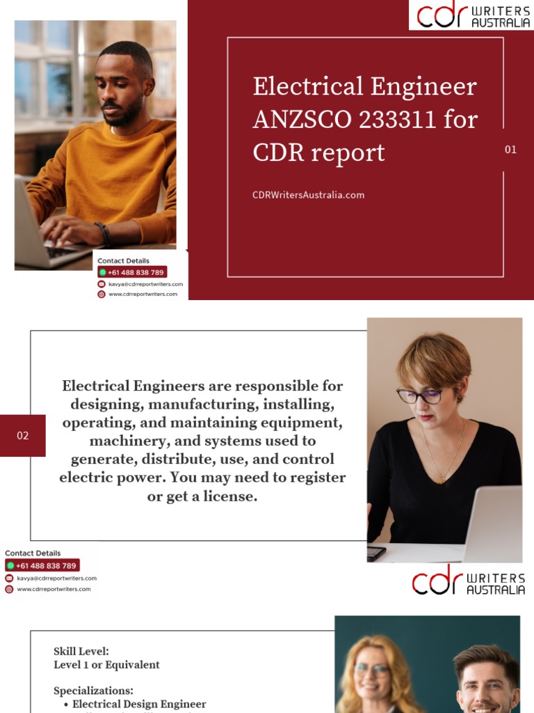 Electrical Engineer ANZSCO 233311 For CDR Report | PDF | International ...