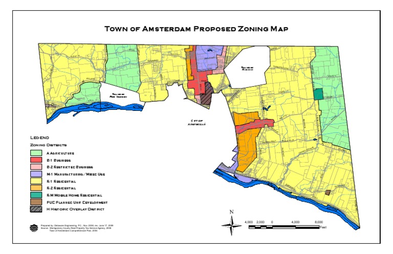 Town of Amsterdam Proposed Zoning Map: Legend | PDF