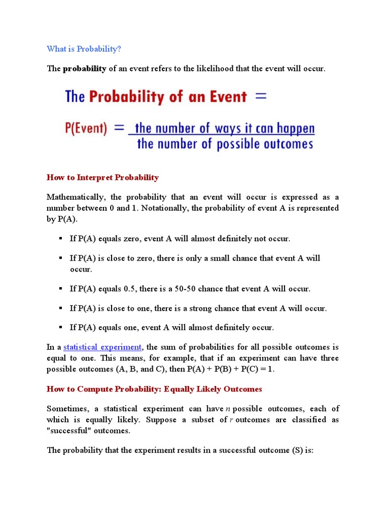 Statistics For Management - 1 | PDF | Expected Value | Probability Distribution