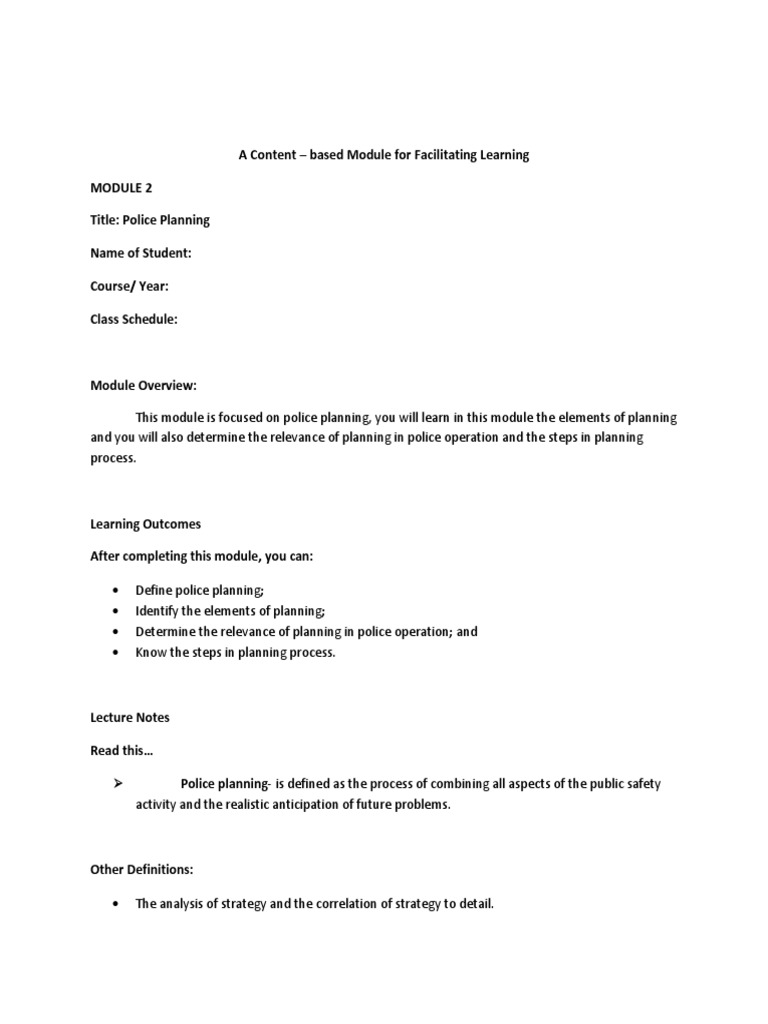 Lea - 4 - Module 2 | PDF | Strategic Management | Strategic Planning
