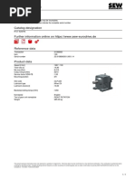 SEW Eurodrive DTDV - Gearmotor - Nomenclature | PDF | Electric Motor | Gear