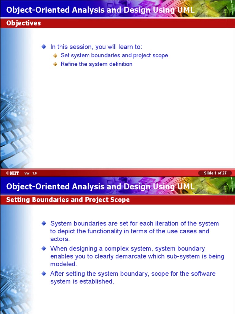 UML Analysis and Design Objectives | PDF | Use Case | Automated Teller Machine