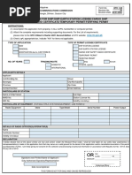 Form No. NTC 1 02 APPLICATION FOR RADIO OPERATOR CERTIFICATE | PDF ...