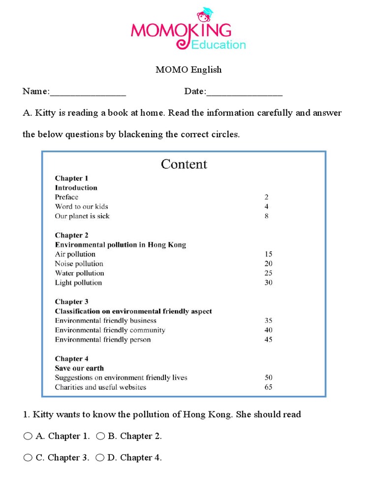 P6 Exercise Reading | PDF