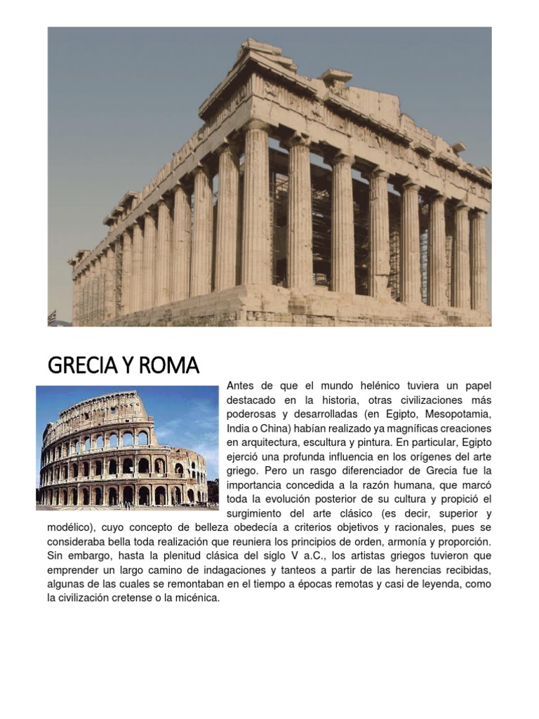 Patrimonio Clásico De Grecia Y Roma