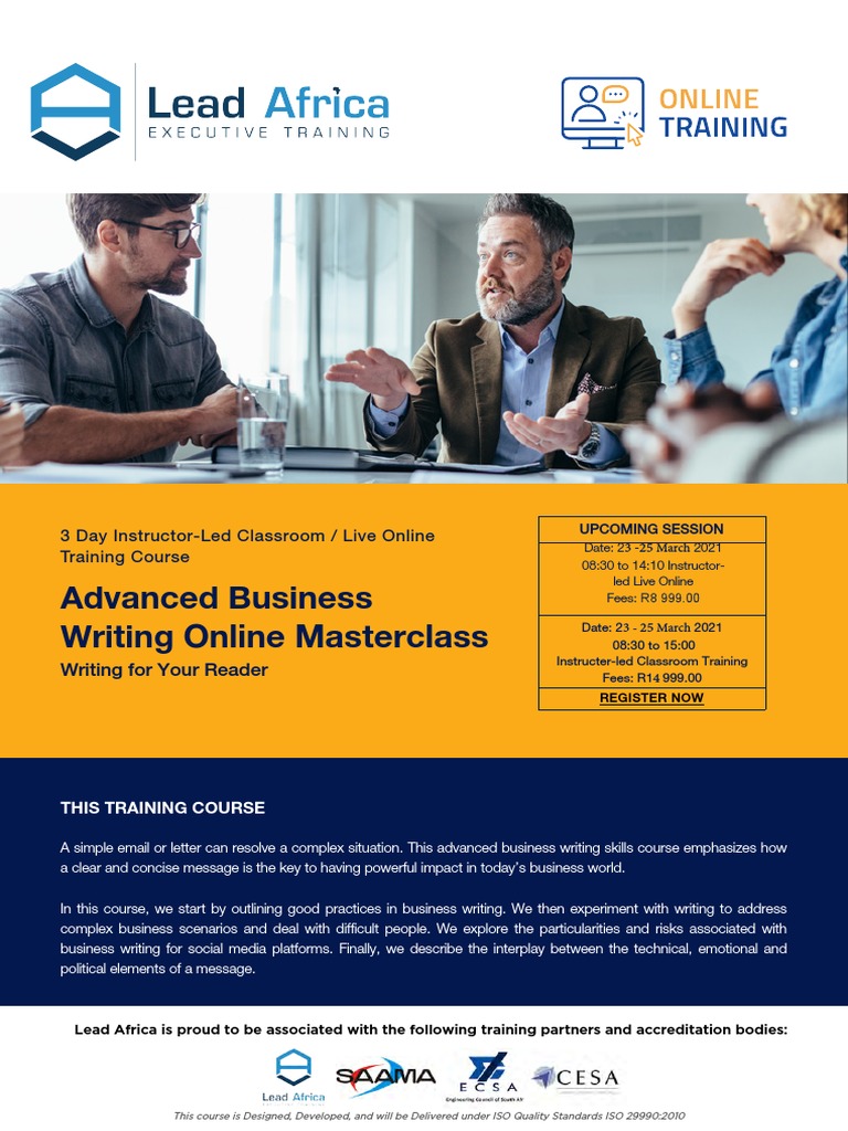 Advanced Business Writing#kennedy01 | PDF | Educational Technology ...