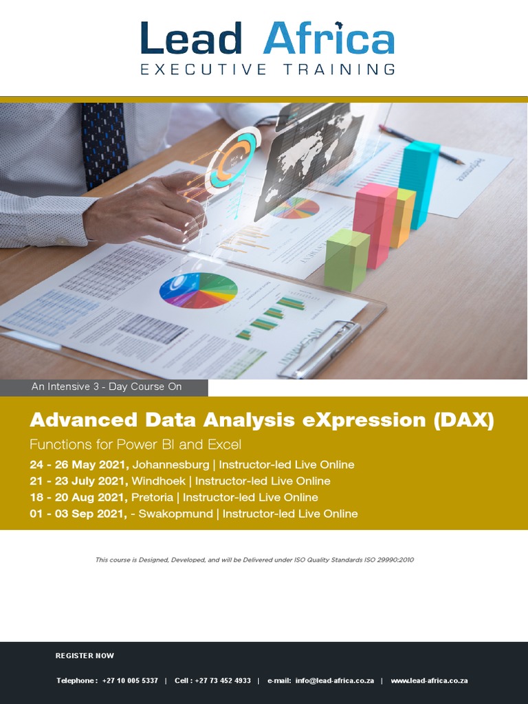 Advanced Data Analysis Expression (DAX) | PDF | Data Analysis ...