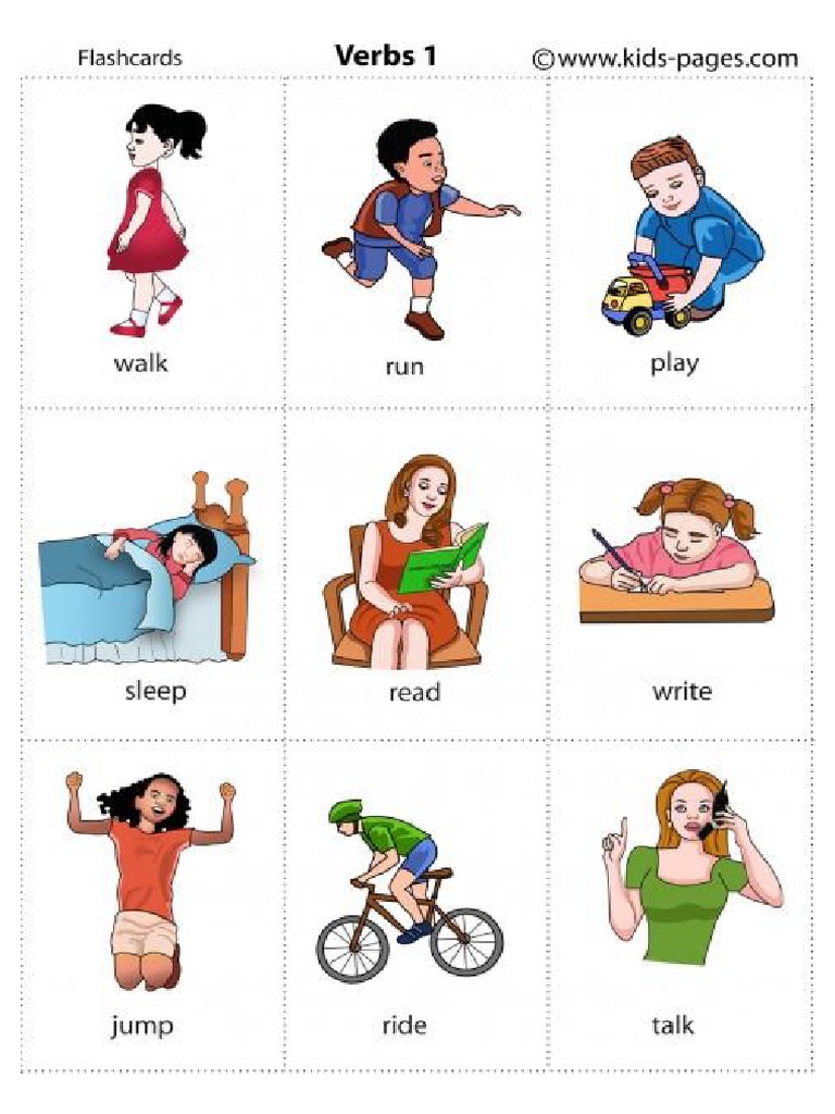 Action Words | PDF