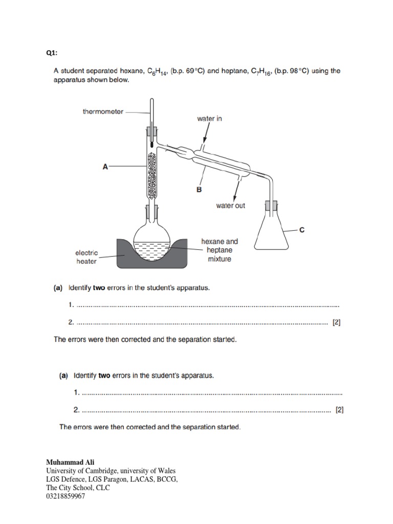 IGCSE Chemistry Experimental Techniques | PDF | Business | Technology ...