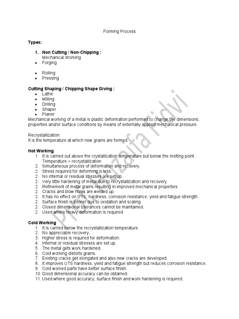 Forming Process Guide: Forging, Rolling, Extrusion Techniques | PDF | Forging | Extrusion