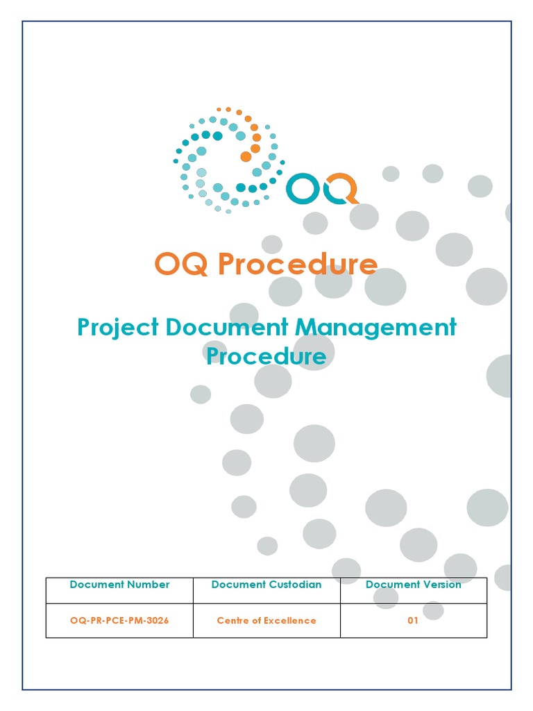 Project Document Management Procedure | PDF | Project Management | Information Science