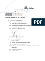 CSEC Construction Mathematics Questions | PDF | Rectangle | Triangle