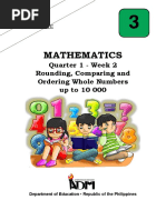 Learning Module Grade 3 - Math First Quarter: (Week 1) | PDF ...