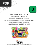 Learning Module Grade 3 - Math First Quarter: (Week 1) | PDF ...