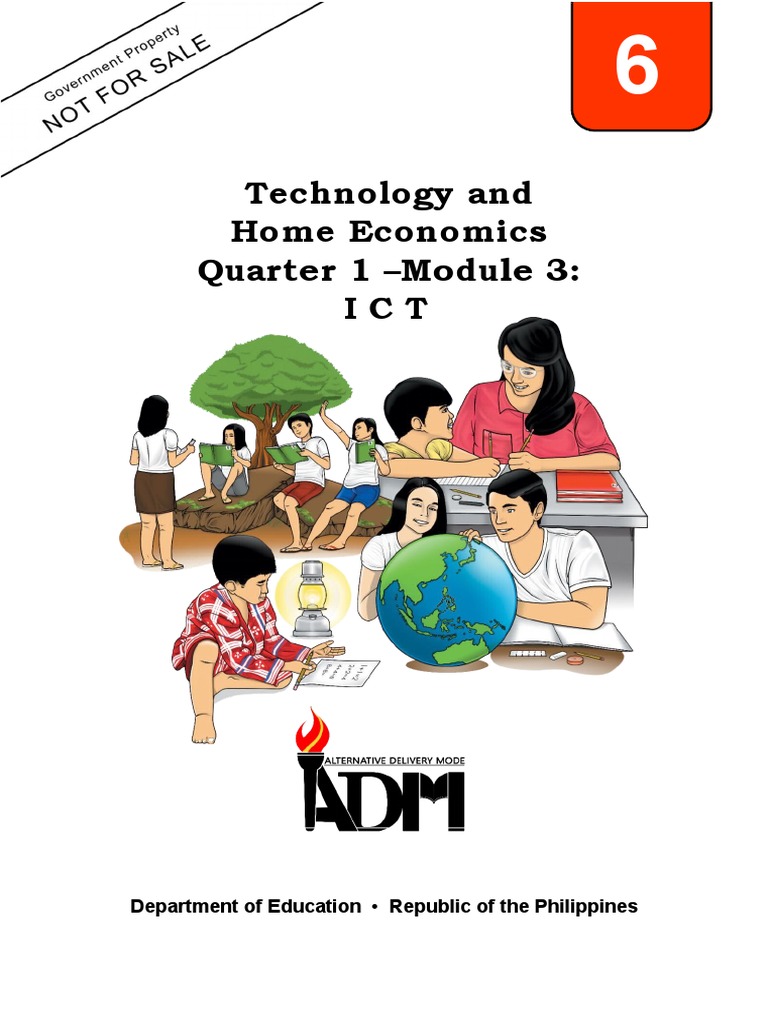 Technology and Home Economics Quarter 1 - Module 3: ICT: Department of ...